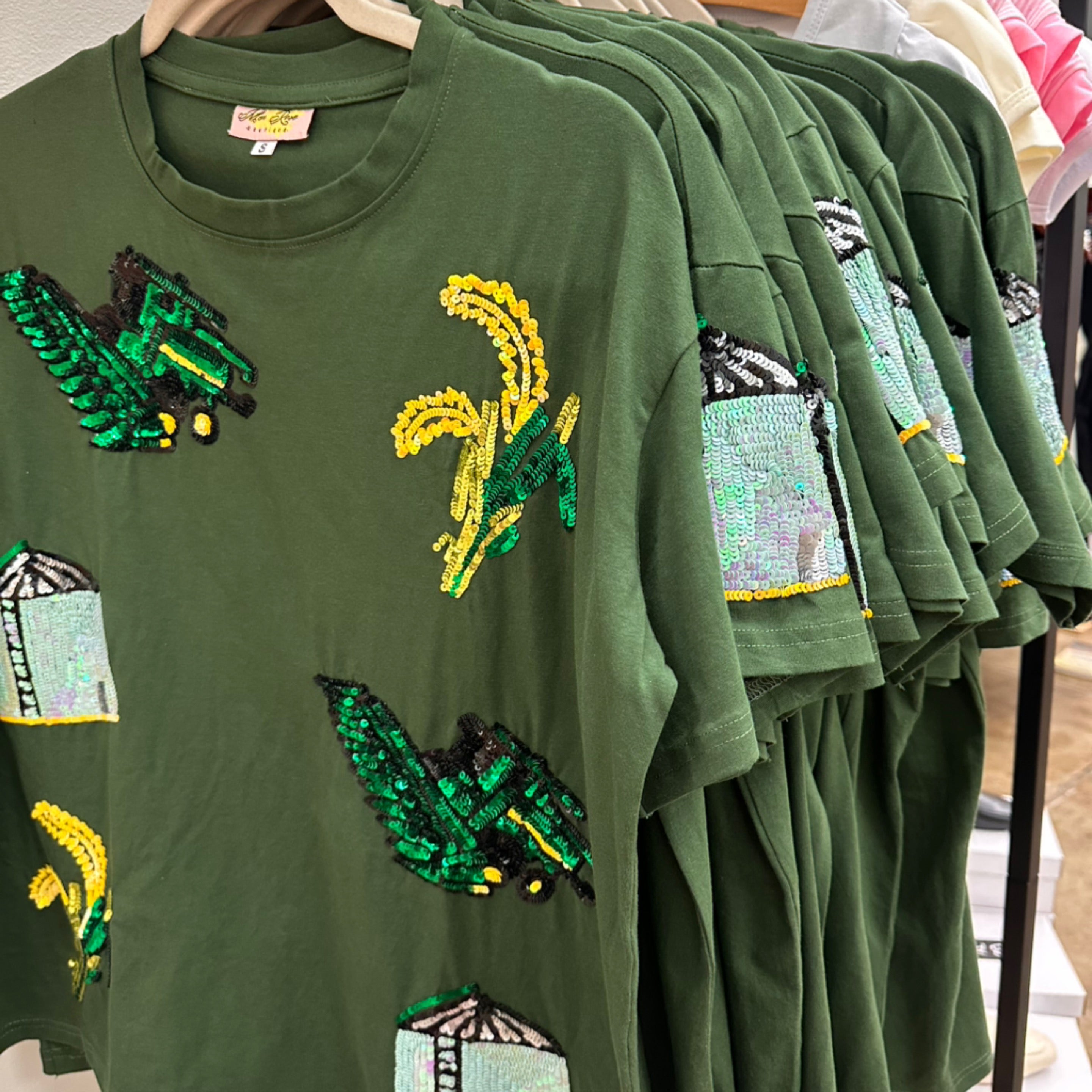 Mon Reve custom sequin rice shirts | Mon Reve Boutique LLC